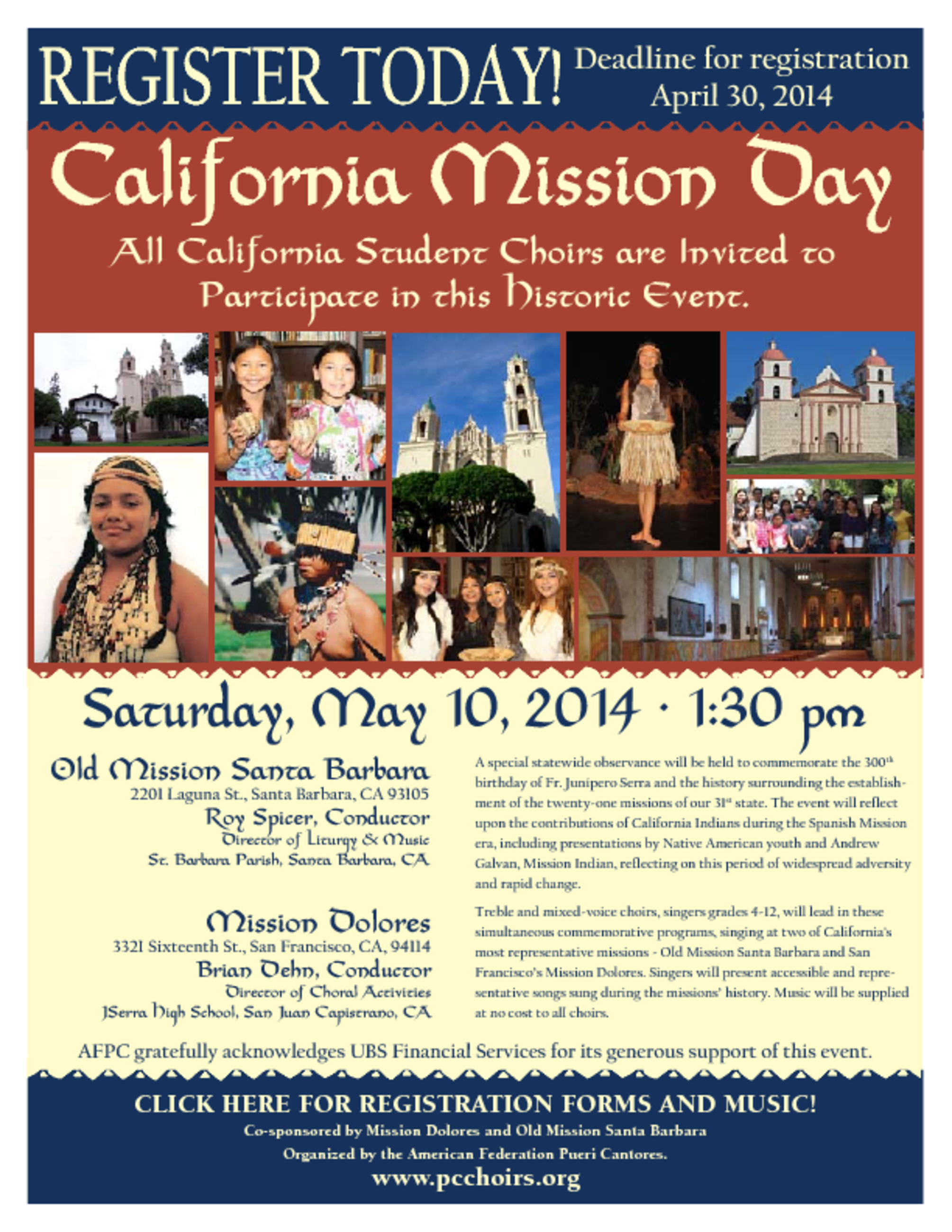 California Mission Day | American Federation Pueri Cantores